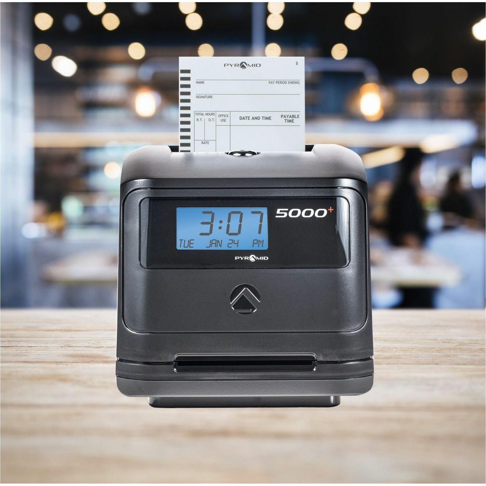 Pyramid Time Systems 5000 Auto Totaling Time Clock – Tekmentum
