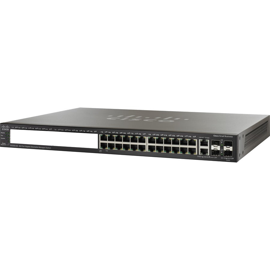 Cisco SG500-52 52-port Gigabit Stackable Managed Switch – Tekmentum
