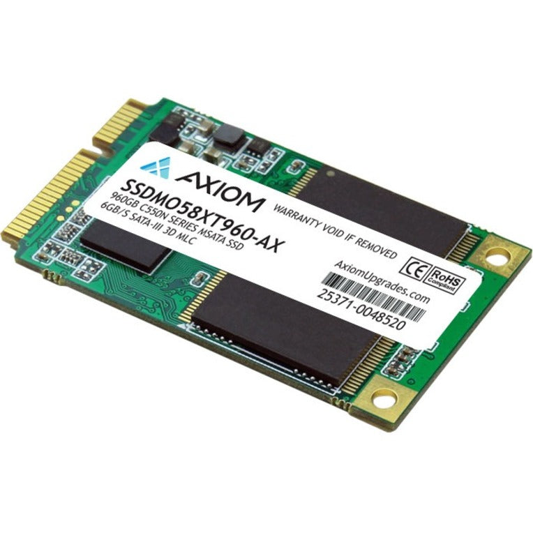 Axiom 960GB C550n Series mSATA SSD 6Gb/s SATA-III – Tekmentum