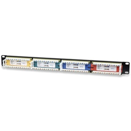 Intellinet Patch Panel Cat6 UTP 24-Port 1U Colour-Coded – Tekmentum
